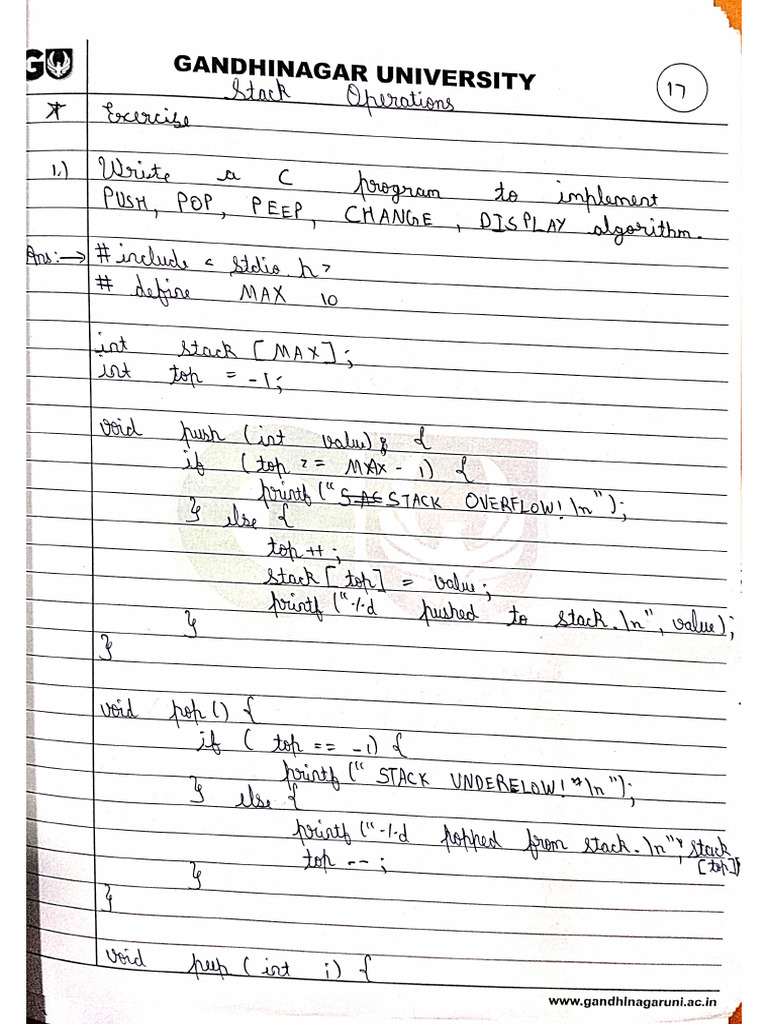 DS Practical 3 To 10 | PDF