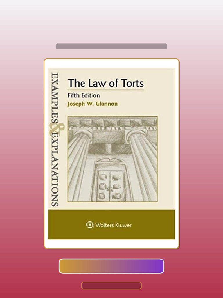 Answers For Examples Explanations The Law of Torts | PDF | Science ...