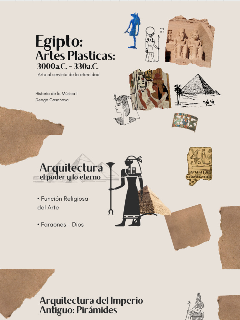 Egipto Artes Plasticas 3000a.C. - 330a.C..PDF | PDF | Antiguo Egipto