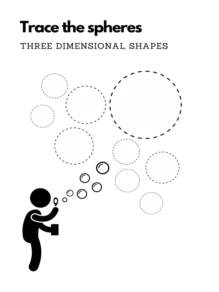 Sphere Tracing Activity Sheet | PDF