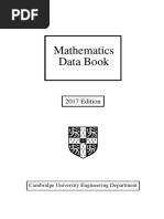 Formulae Booklet - OCR (A) Further Maths A-Level | PDF | Variance
