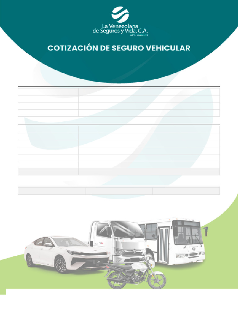 Cotización de vehículo rústico €33,00 | PDF
