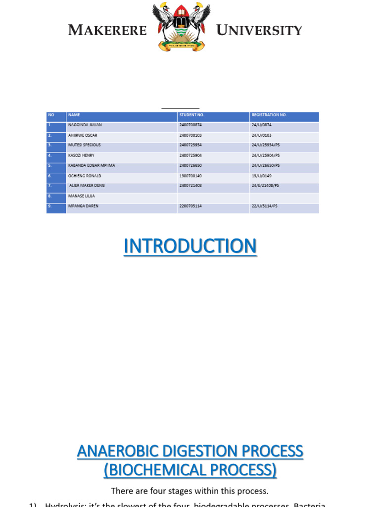 Solid Waste Management & Biogas in Uganda | PDF | Biogas | Materials