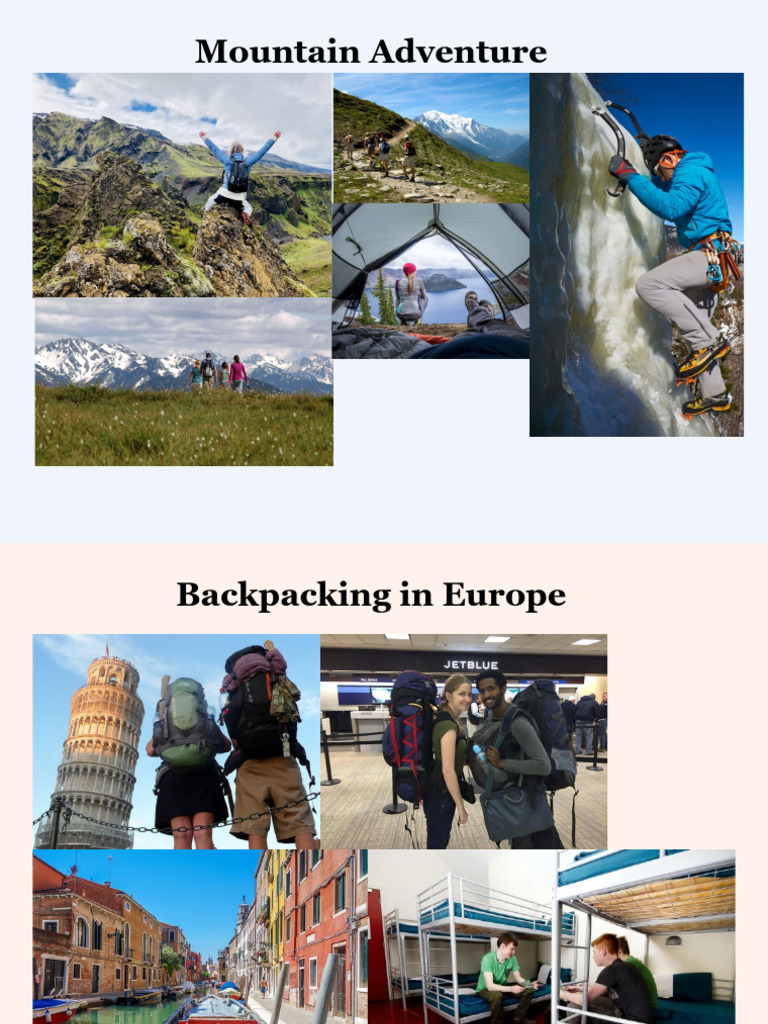 Travel Conversations-Talk About Your Vacation Based On The Pictures | PDF