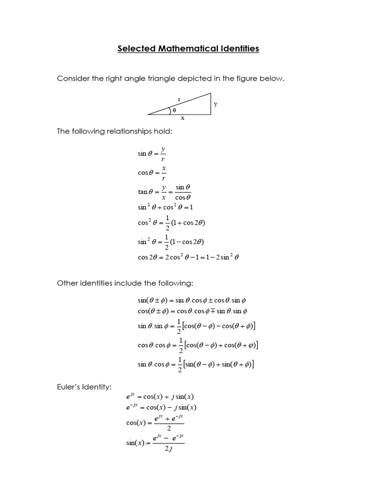 Clear Formula Sheet | PDF | Waves | Oscillation