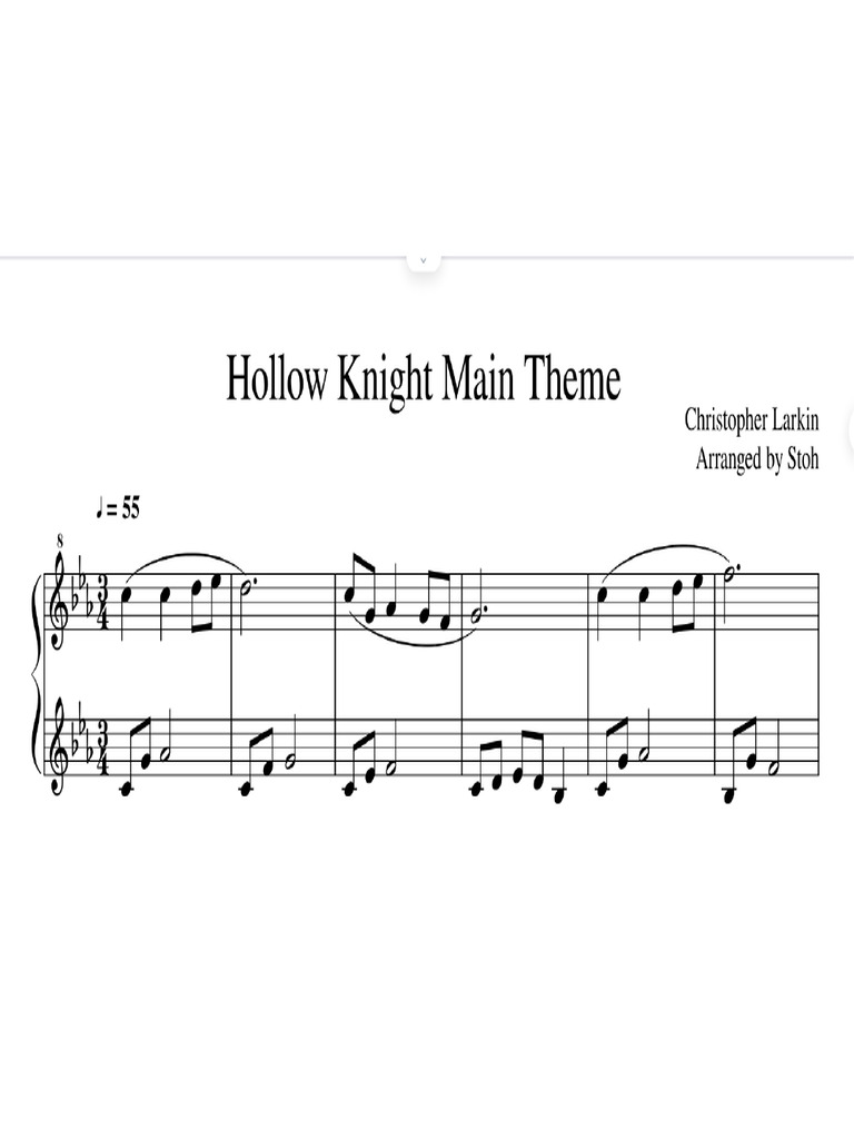 Hollow Knight Main Theme | PDF