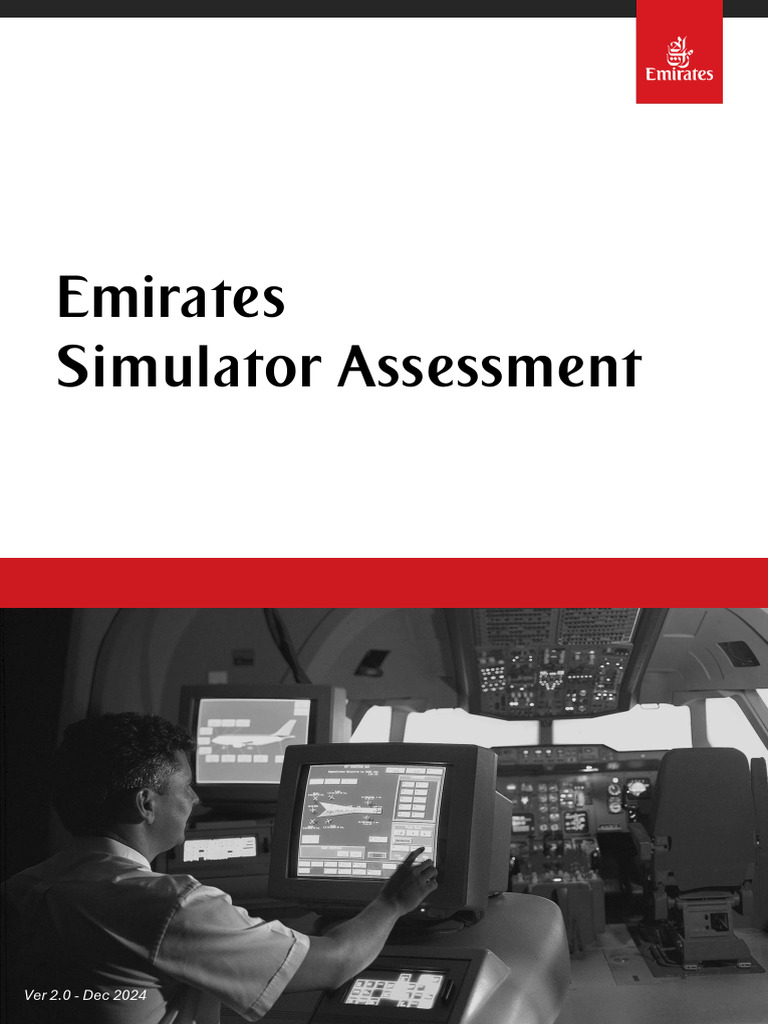 Emirates Pilot Simulator Assessment Guide | PDF | Emirates (Airline ...