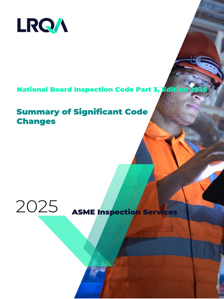 2025 NBIC Part 3 Code Changes Summary | PDF | Welding | Construction