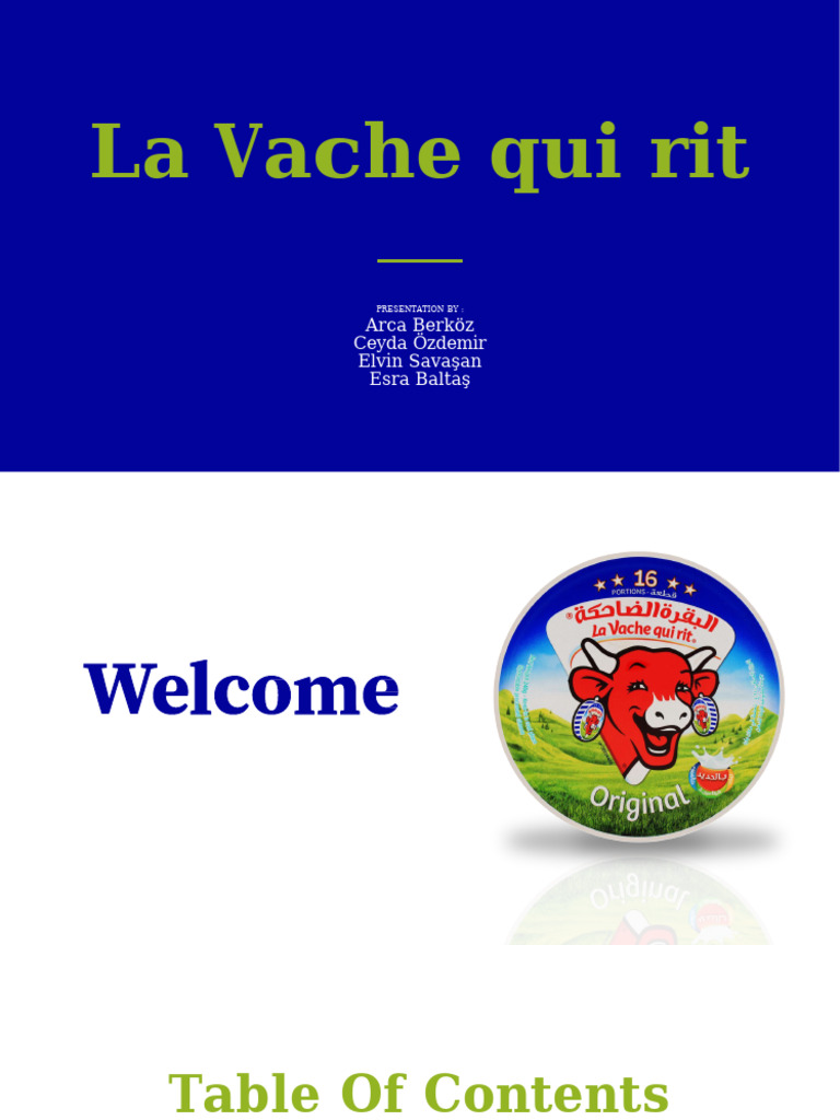 La Vache Qui Rit-Creative Ideas Presentation | PDF