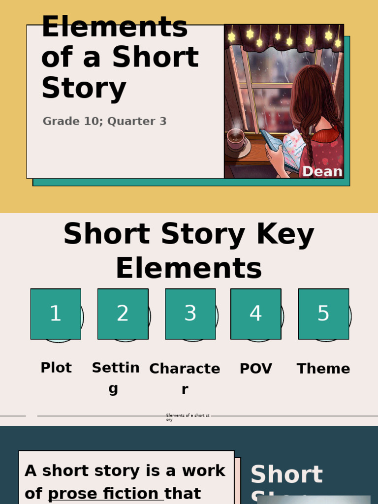 Elements of A Short Story | PDF | Narration | Literary Theory