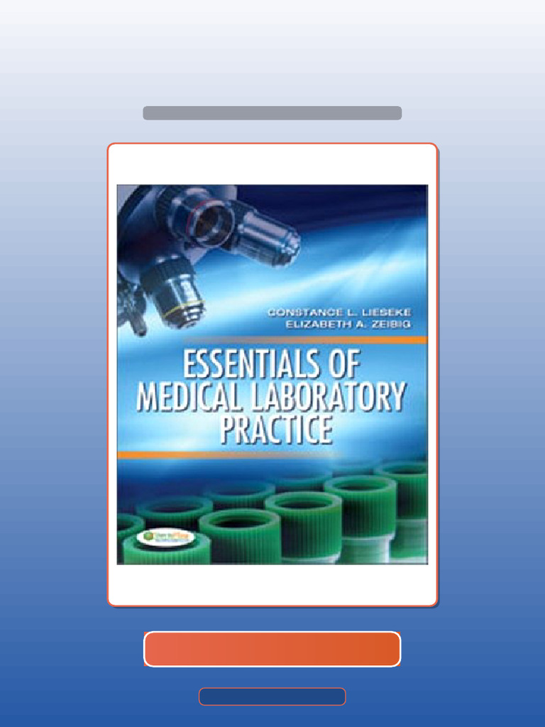 Ultimate Bundle Essentials of Medical Laboratory Practice 1E Lieseke ...