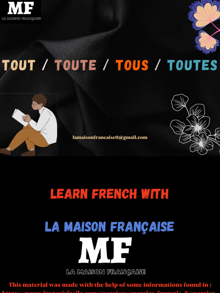 Tout Toute Tous TOUTES PDF | PDF