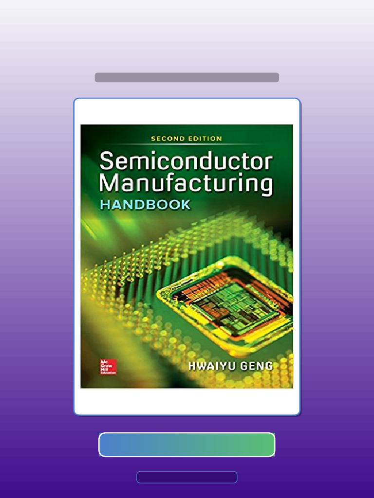 Ultimate Bundle Semiconductor Manufacturing Handbook 2nd Edition eBook ...