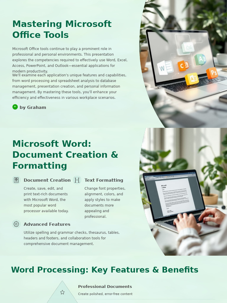 Mastering Microsoft Office Tools | PDF | Microsoft Excel | Microsoft Word