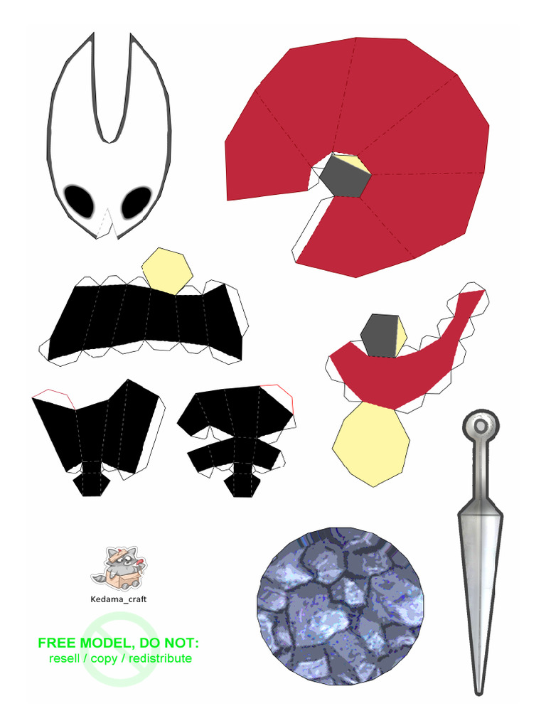 Hornet Chibi Free Paper Figure 10cm Kedama | PDF