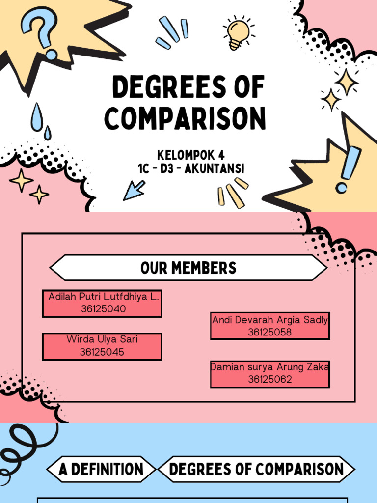 English Graphic Novel Conventions Presentation in Pastel Cartoon Comic ...