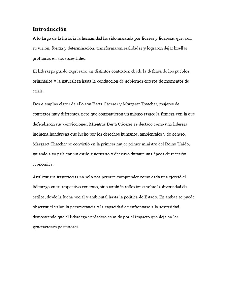 Lid Eres | PDF | Margaret Thatcher | Liderazgo