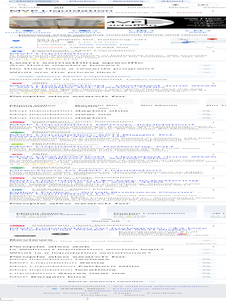MVP Bargain Bins in Dayton, Ohio | PDF | Marketing | Service Industries