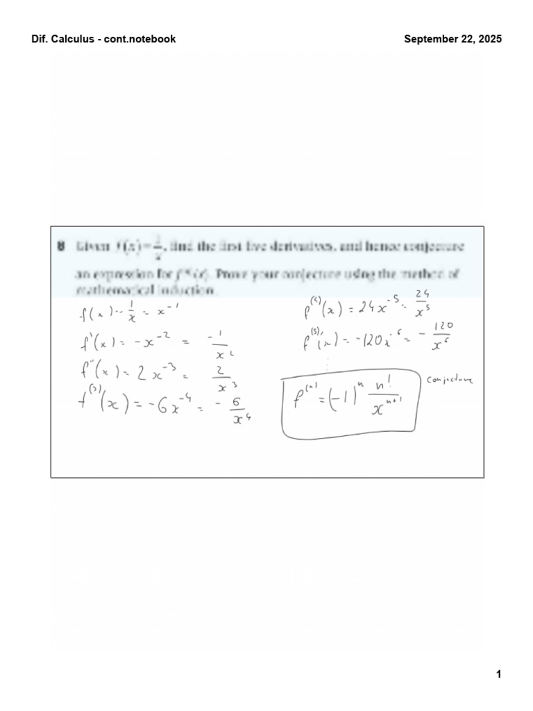 Sept.22 - Stationary Points Points of Inflection | PDF