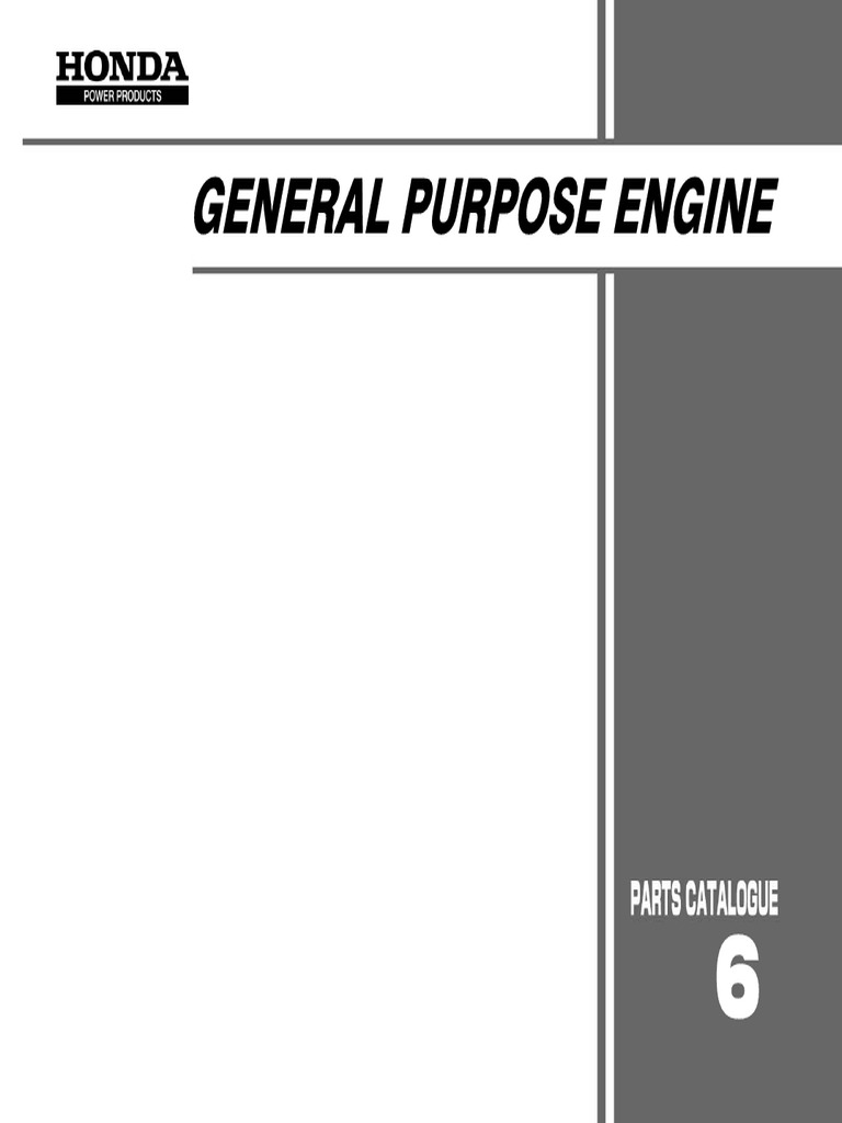 Honda Gv 160 Parts | PDF