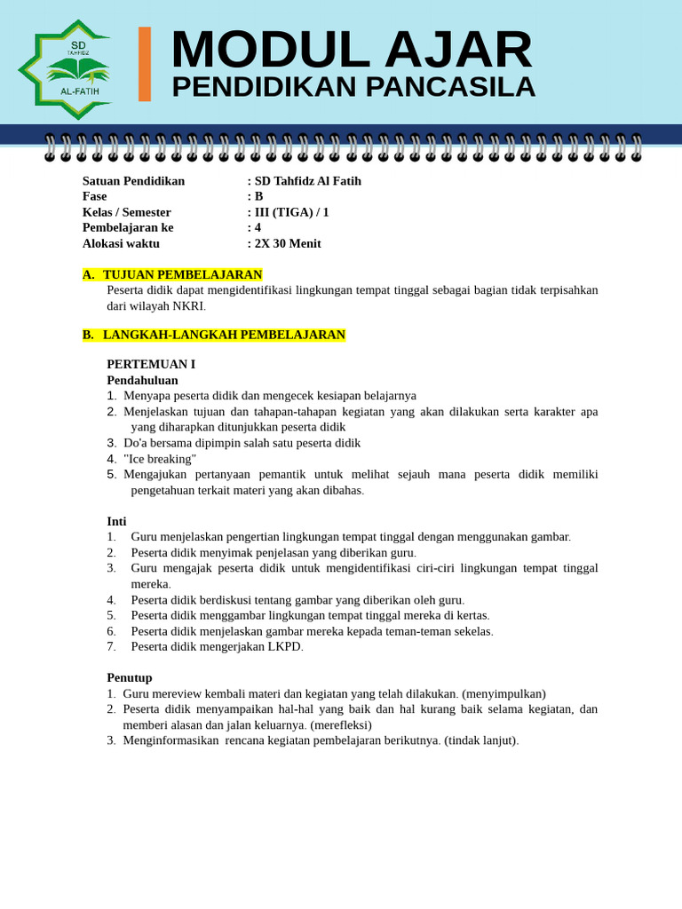 7. Pp_modul 7_kelas 3 Siap Print | PDF