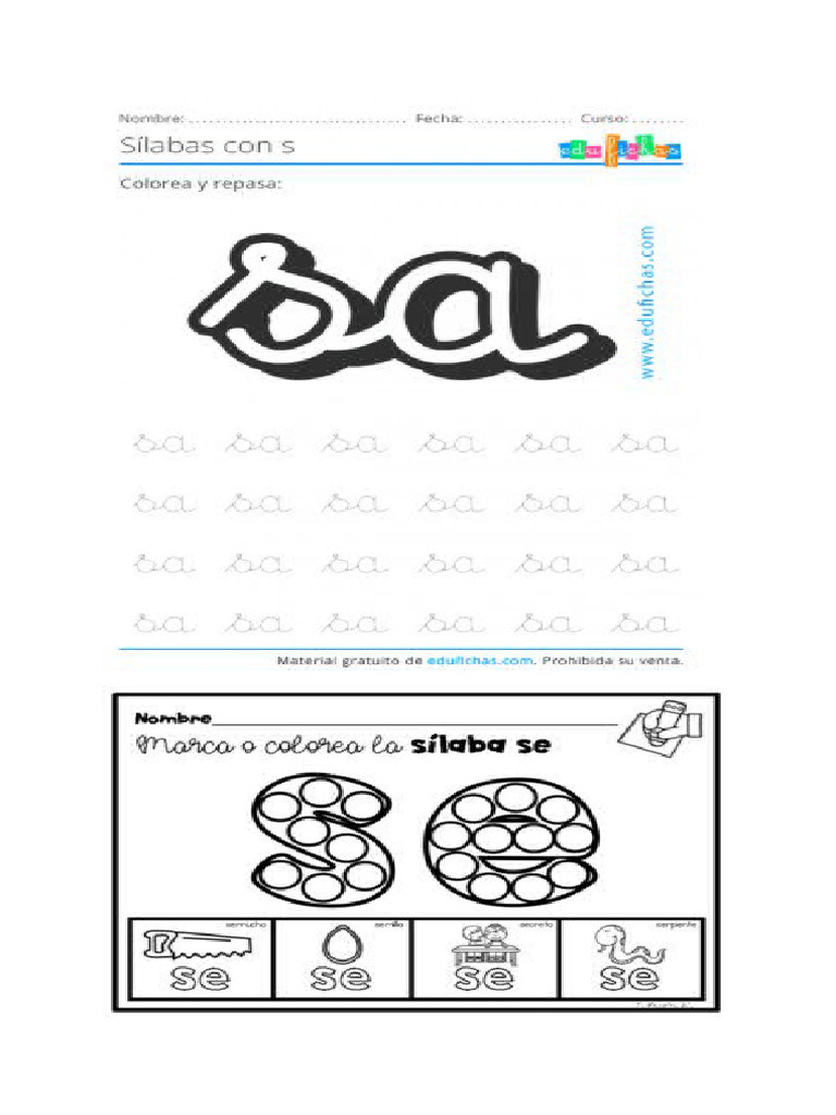Plabra Silaba S | PDF
