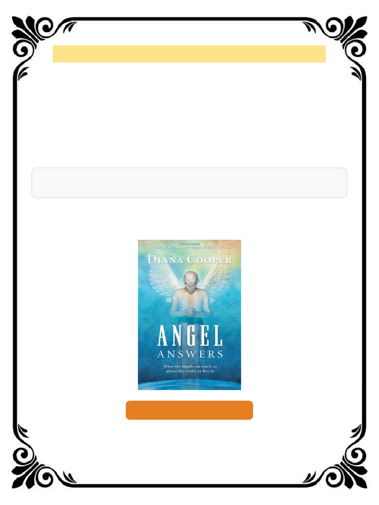 Angel Answers 1st Edition Diana Cooper One-Click Download | PDF ...