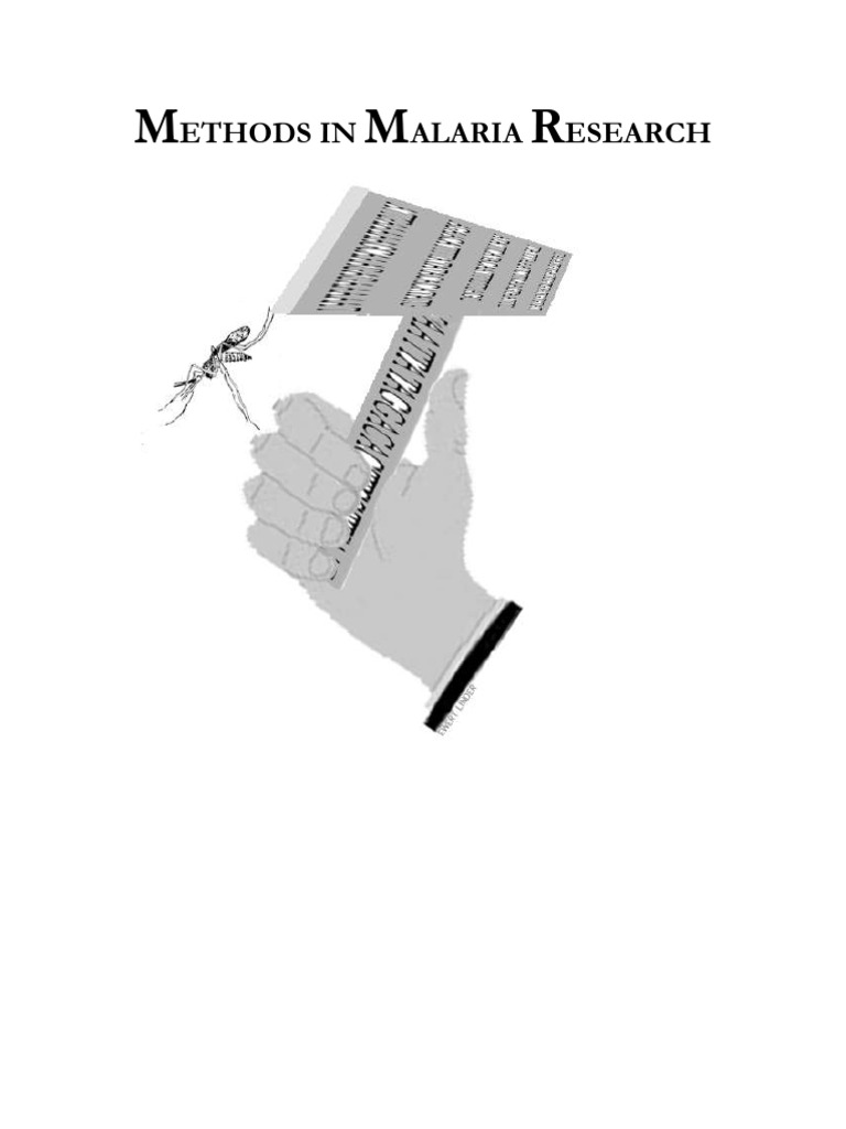 Malaria Research Methods Guide | PDF | Plasmodium | Plasmodium Falciparum