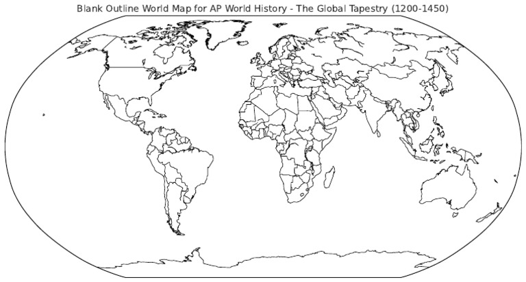 APWH Blank World Map | PDF