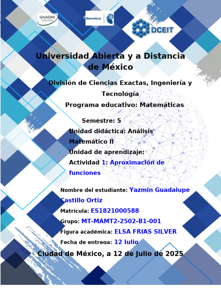 MAMT_U1_A1_YACO | PDF | Función (Matemáticas) | Spline (Matemáticas)