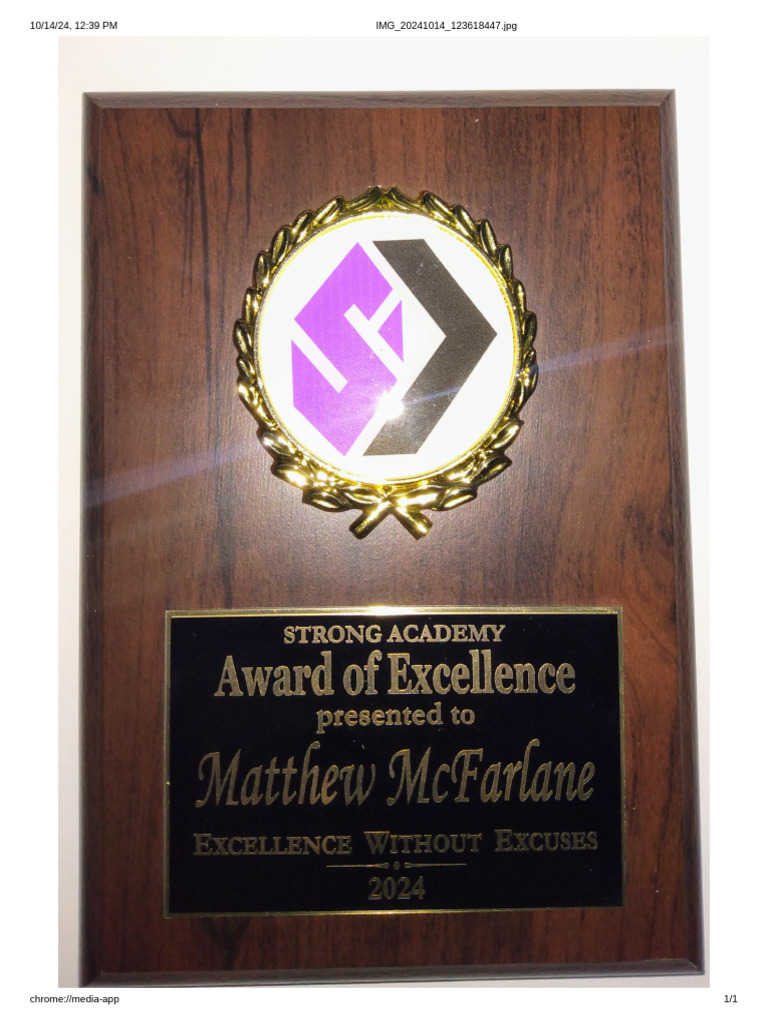 100 Strong Plaque | PDF