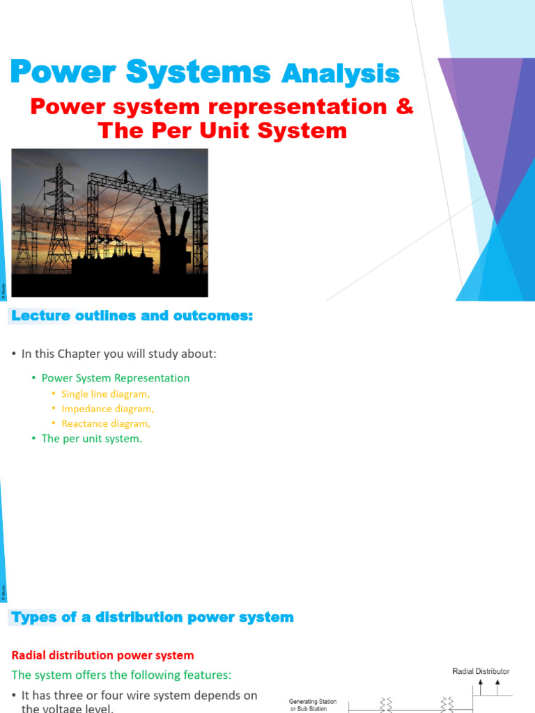 Power Systems Analysis and Per Unit Method | PDF | Electrical Impedance ...