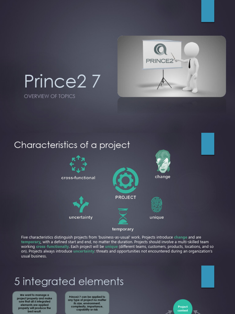Prince2 7 Overview of Topics | PDF | Risk | Project Management