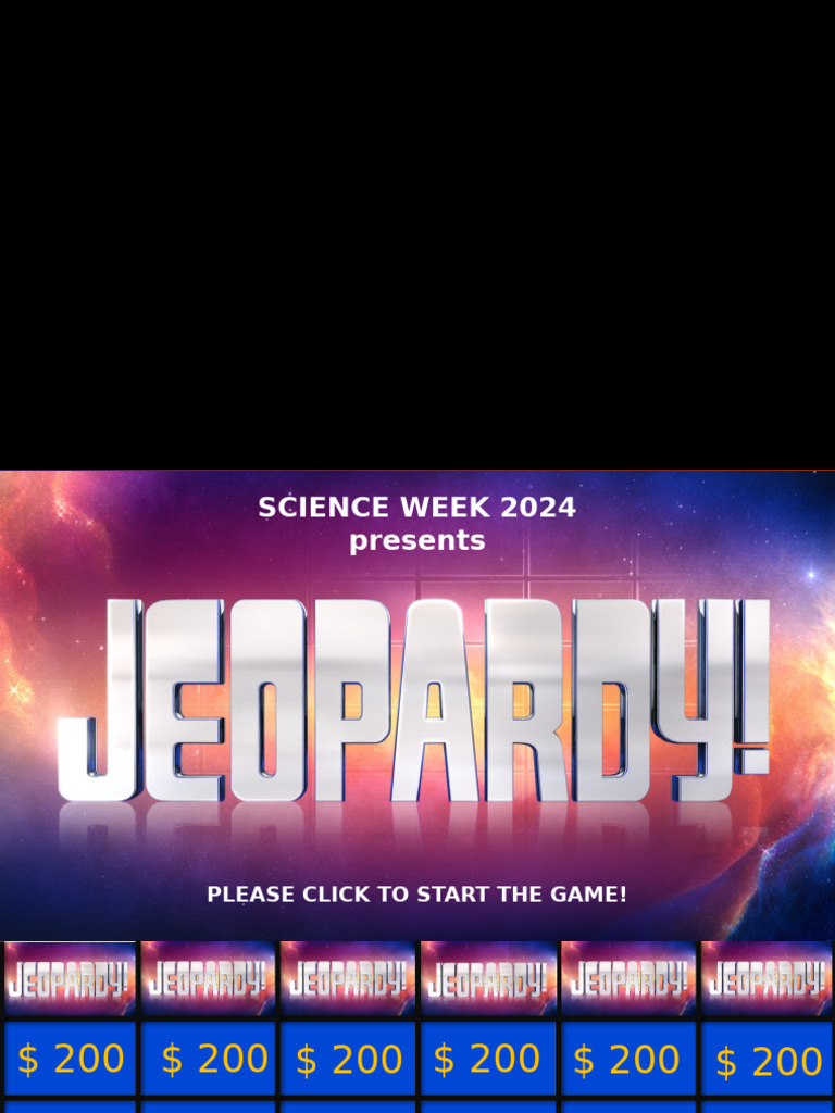 Jeopardy Game Science Week 2025 (1) | PDF | Weather | Water