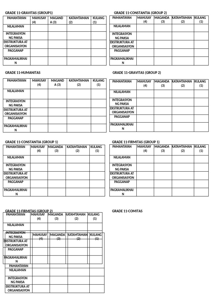 Criteria | PDF