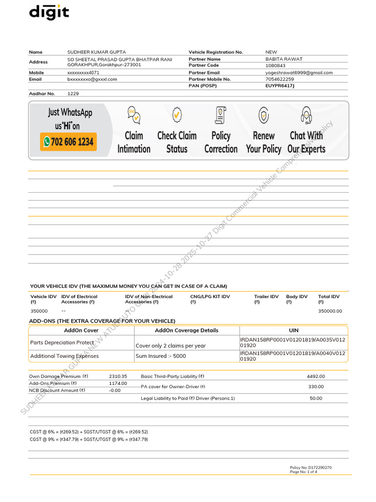D172290270 37369306706603 Schedulesc | PDF | Insurance | Liability ...