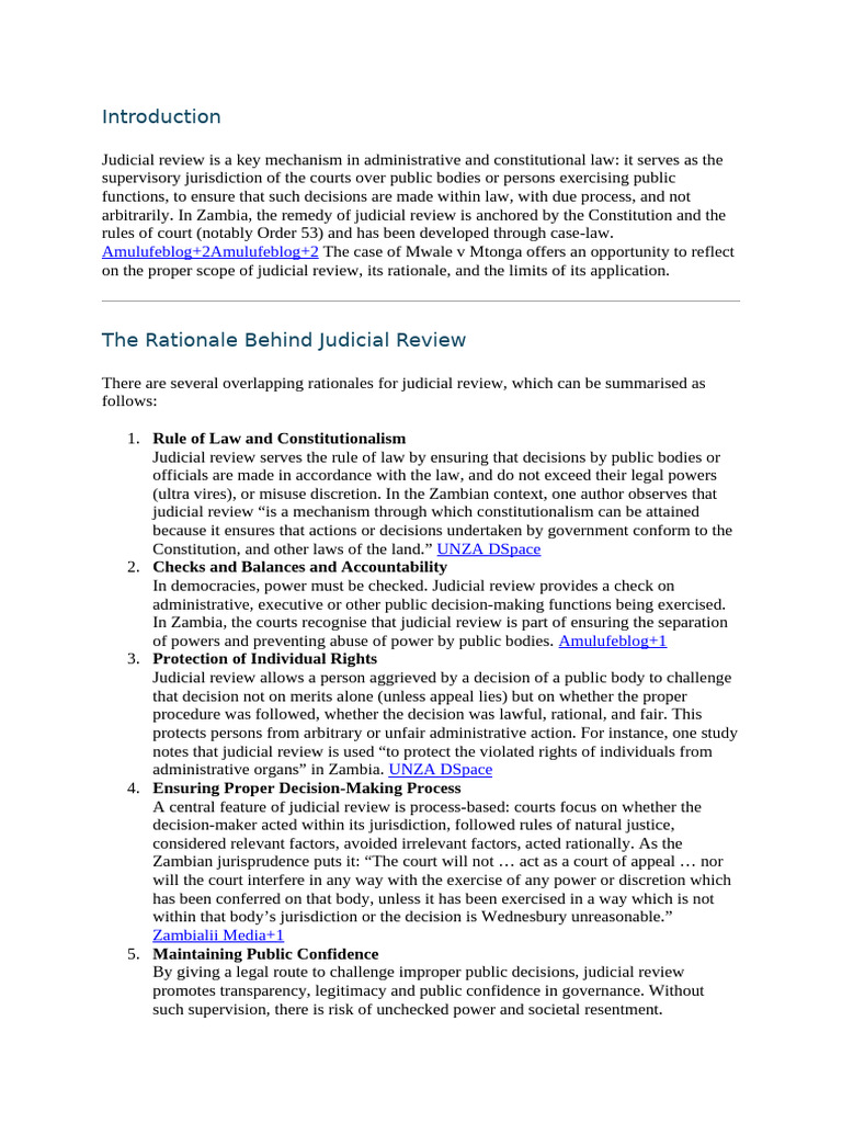 Document (5) Judicial Review | PDF | Judicial Review | Jurisdiction