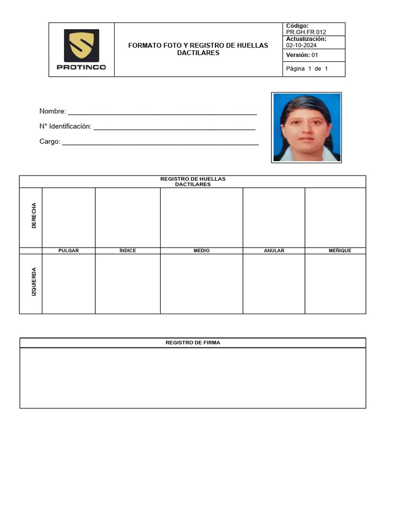 .012 Formato Foto y Registro de Huellas-1062328827 | PDF