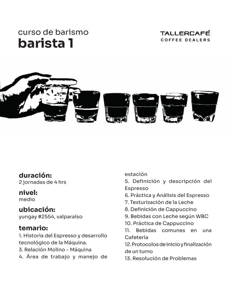 Barista 1 | PDF
