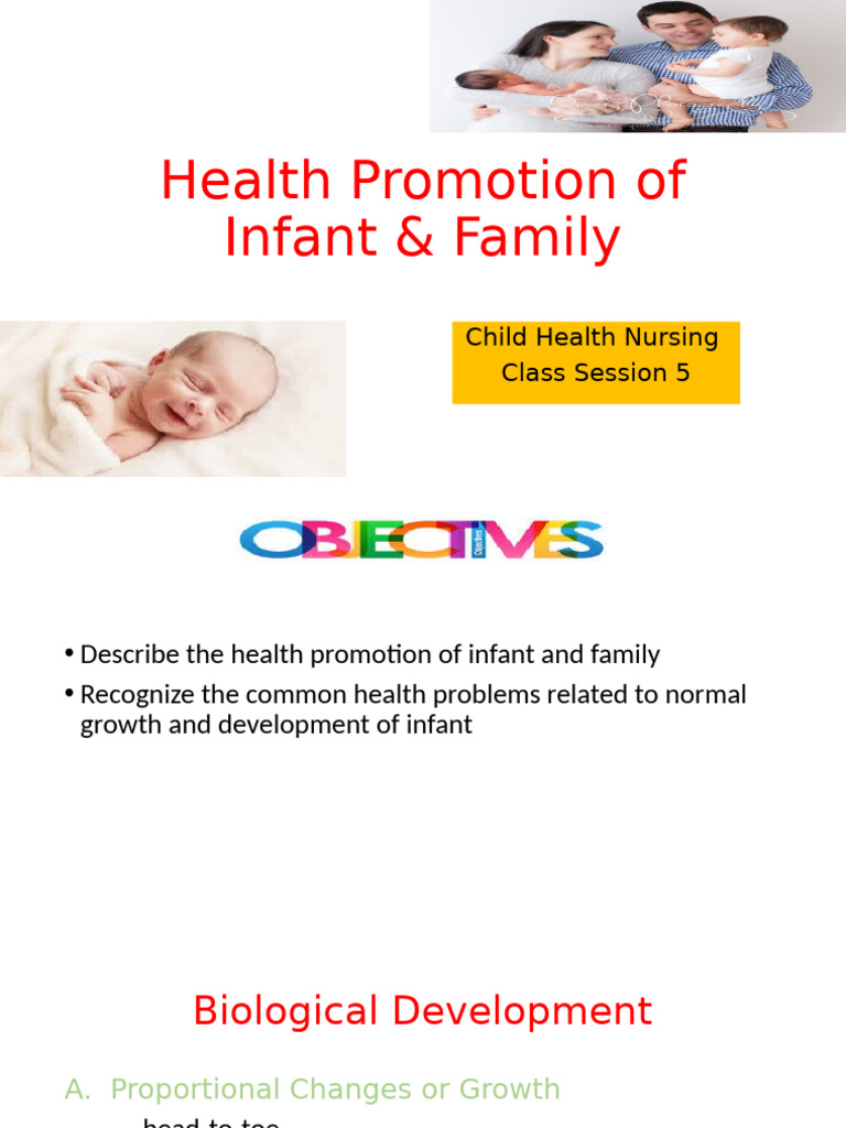 Health 20 Promotion 20 of 20 Infant 2020 Family | PDF | Developmental ...