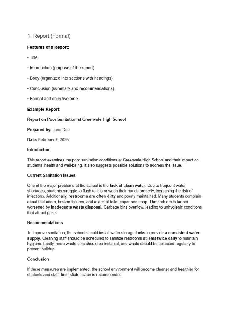 CSEC English A Section B (Information Discourse - Expository) Samples ...