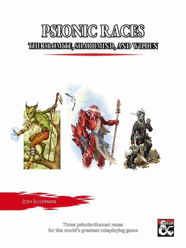 Psionic Races | PDF | Dungeons & Dragons | D20 System