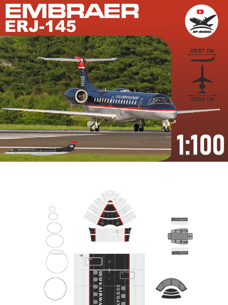 RPmodel_Embraer_ERJ-145_USAIR_EXPRESS_1_100 | PDF