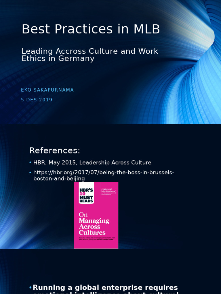 MLB Leadership Across Cultures | PDF