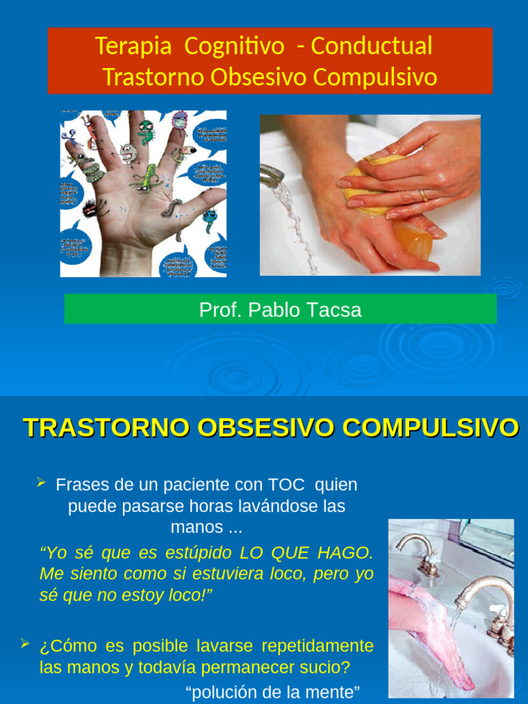 TCC Toc HHV | PDF | Desorden obsesivo compulsivo | Ansiedad