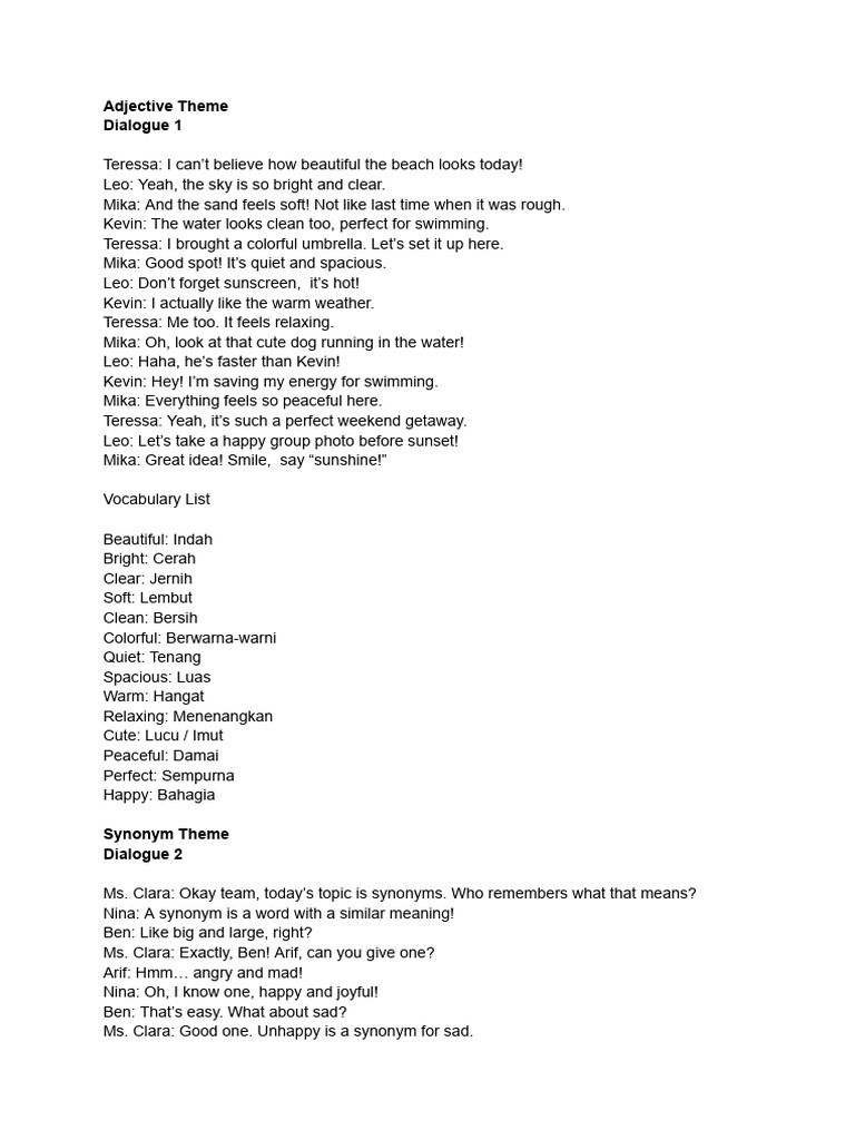 Dialogue Week 2 | PDF | Planets | Saturn