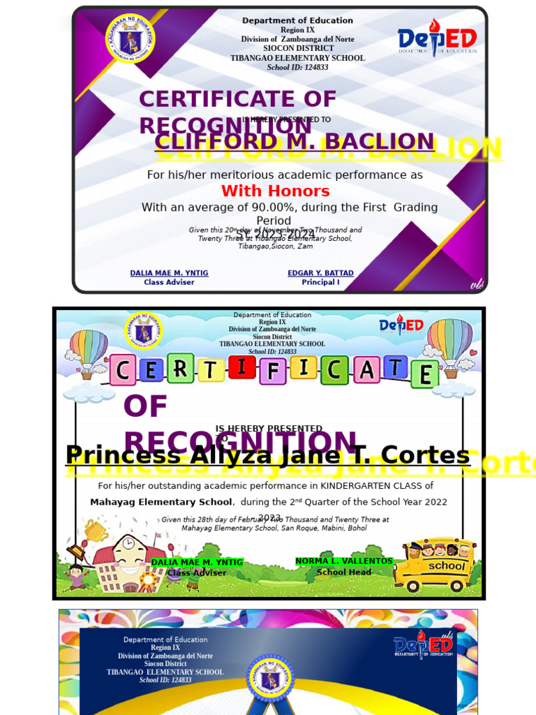 Quarterly Award Cert | PDF