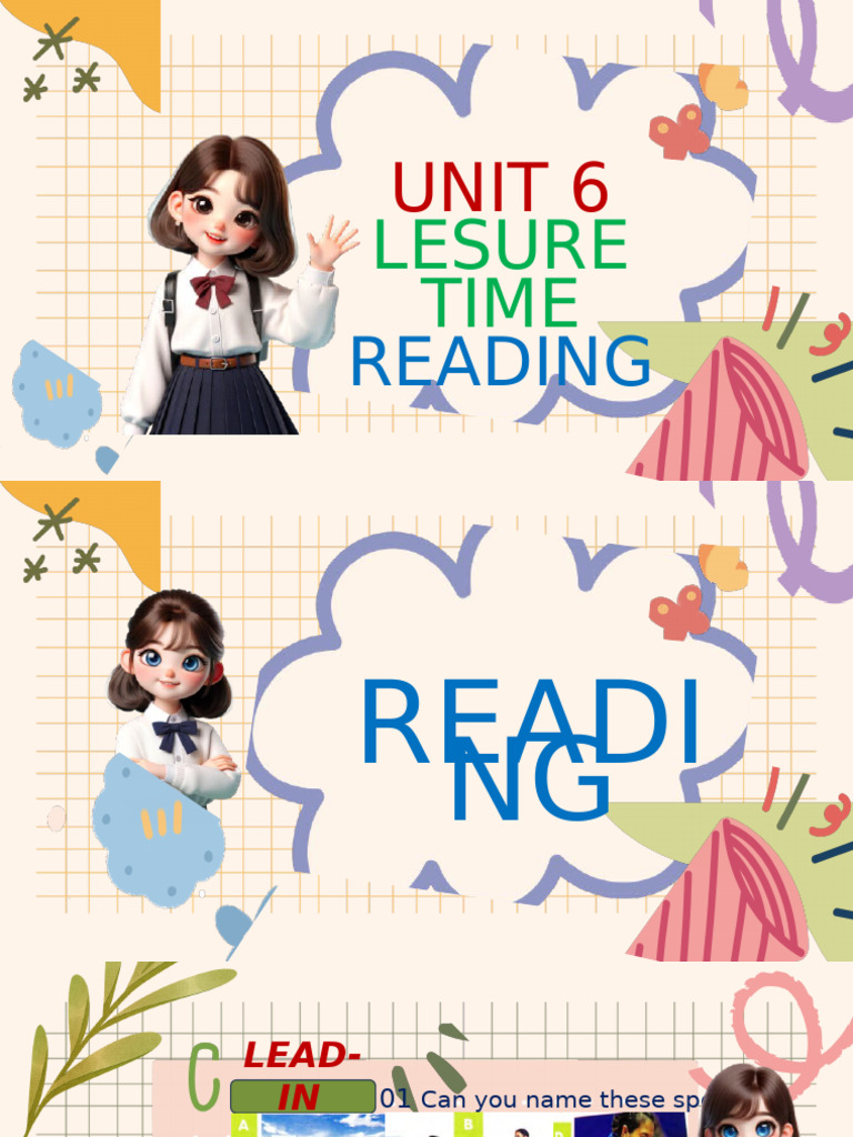 Mindset Level 1 Unit 6 Leisure Time | PDF | Sports | Dances