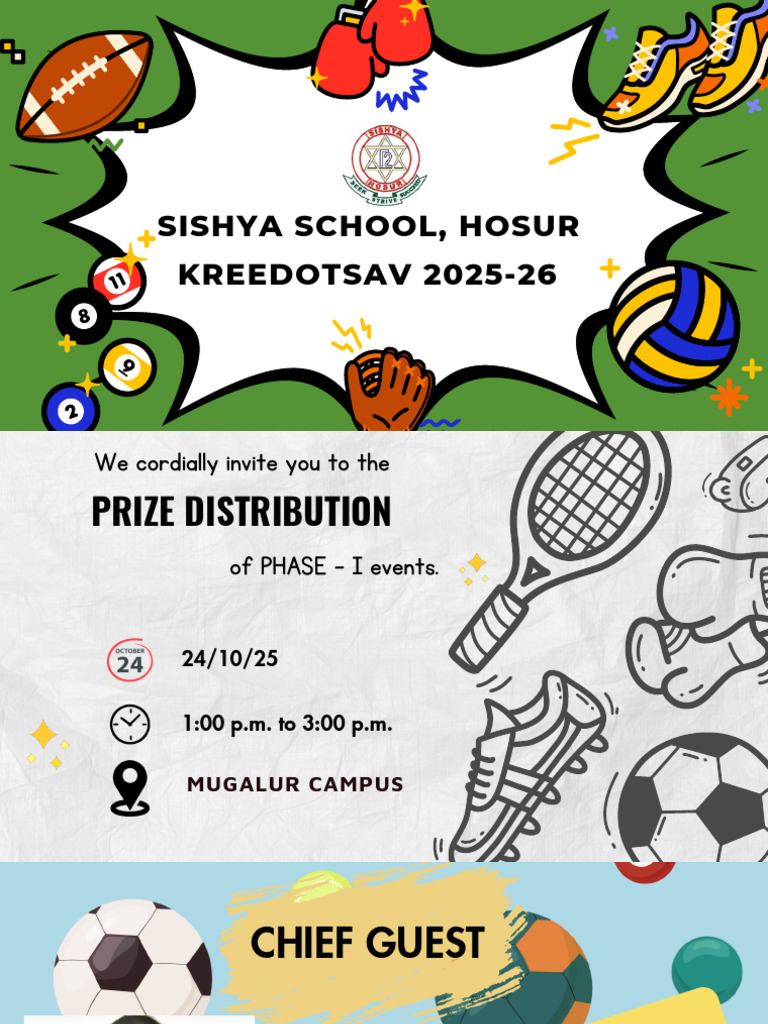 2025 Sports Event Prize Distribution Invite | PDF