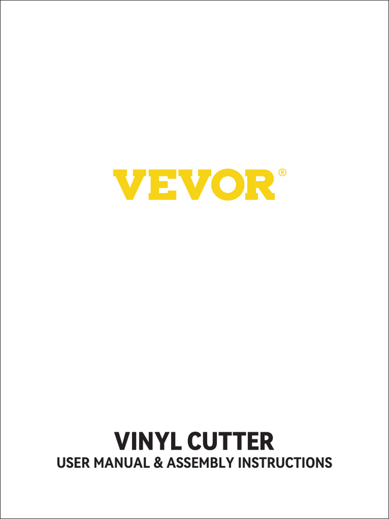 Vinyl Cutter User Manual & Setup Guide | PDF | Software | Manufactured ...